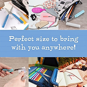 JubileeYarn Mini Pen Portable Travel Safety Scissors - Pink - 1 Pair