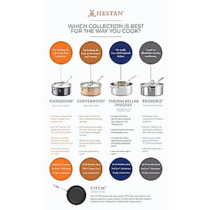 Hestan - ProBond Collection - Essential Skillet Set, Set of Two, 8.5-inch NonStick & 11-inch Stainless Steel, Made without PFOAs