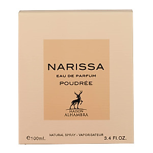 Maison Alhambra Narissa Poudrée Eau de Parfum Spray for Women, 3.4 Ounce