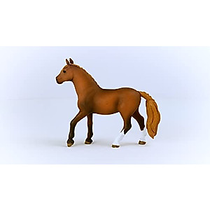 Schleich Horse Club 2023 Authentic Majestic Peruvian Pasos Mare Horse Figurine - Realistic Detailed Riding Horse Mare Toy for Boys and Girls Imagination and Play, Highly Durable Gift for Kids Ages 5+