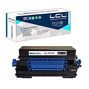 LCL Compatible Toner Cartridge Replacement for Ricoh 418132 IM350 IM350F Savin IM350F High Yield Savin IM 350F Lanier IM350 Prints (1-Pack Black)