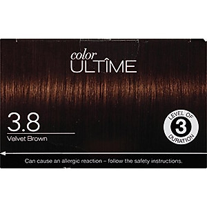 Schwarzkopf Color Ultime Deep Brunettes Hair Coloring Kit, 3.8 Velvet Brown (Pack of 2)