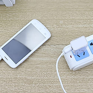 USB Wall Charger Block Charging Phone Cube Box Power Adapter - White