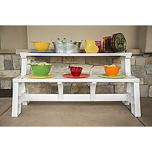 Premiere Products 5RCAT Resin Convert-A-Bench,White