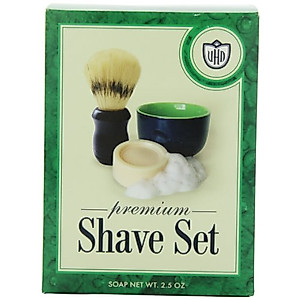 Van Der Hagen Premium Shave Set (2.5 oz. Soap, Bowl, Brush)