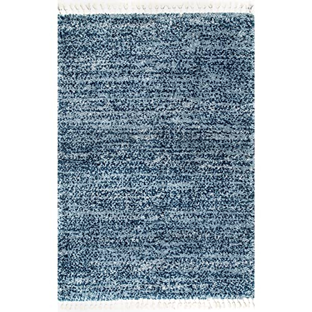 nuLOOM Brooke Shag Tasseled Accent Rug, 2x3, Blue