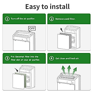 Originallife Washable Reusable Air Cleaning Filter, 9" x 15" Compatible With 3M Filtrete FAPF02, FAPF02-4, FAPF02-6, RAP.010915, RAP.01091,Replace HEPA Filter