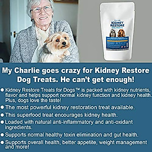Kidney Restore Dog Treats: Restorative Dog Treats for Kidney Issues, Low Protein Dog Treats for Any Kidney Diet Dog Food, Special Renal Treats for Supporting Good Kidney Health for Dogs. Best Treat!