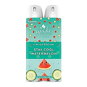 Glade Air Freshener, Room Spray, Stay Cool Watermelon, 8.3 Oz, 2 Count
