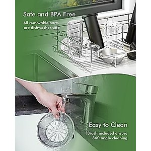 Juicer Machine, SiFENE 500W Centrifugal Juicer Extractor with 3" Wide Feed Chute for Vegetable and Fruit, Juice Maker with 3-Speed Setting, Easy to Clean, BPA Free, Stainless Steel