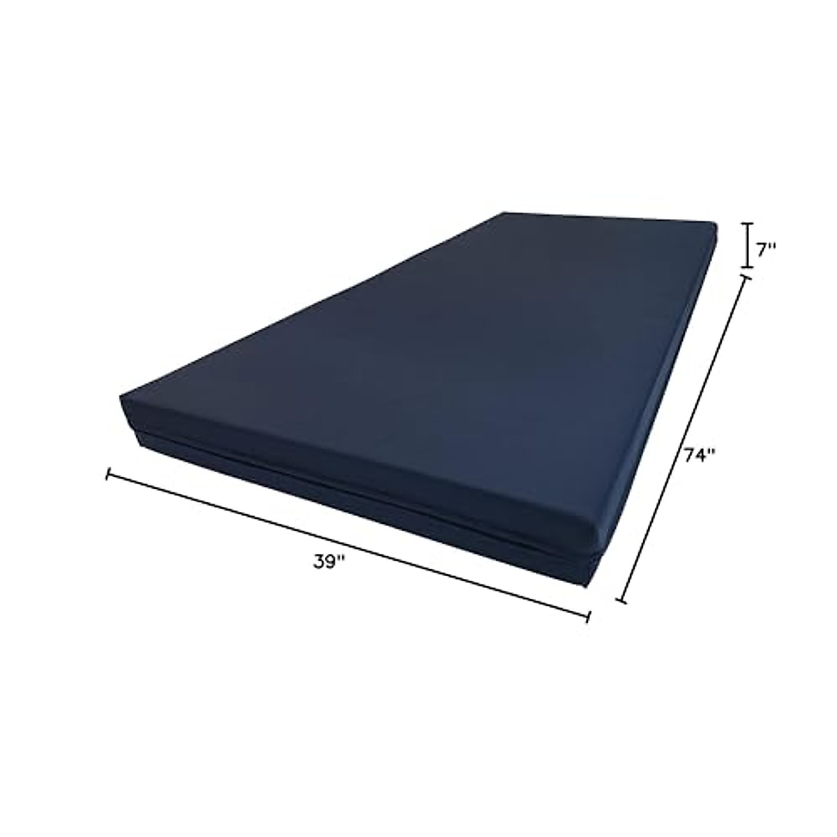 Mielmooncare 7-Inch Waterproof No-Springs Bed Mattress Eco-Barrier,Clean&Body,Supportive Spinal,Indoor-Outdoor Friendly,Flippable,One Breeze Comfort (Twin XL 39x79, 7 ")