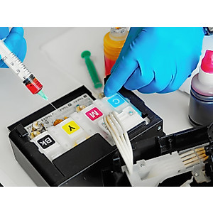 100 Pcs 1.5Inch 21Ga Glue Dispenser Head for Liquid Measuring and Refilling, Inks, Plants, Industrial, Lab (Cyan 21Ga)