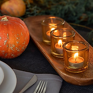 Bluecorn 100% Pure Beeswax Tealight Candles in Metal Cups | Natural Beeswax Candles, Raw Tea Lights Candles | Long Burn (4-5 Hours) | Soy, Paraffin, & Fragrance Free, Bulk 24-Pack