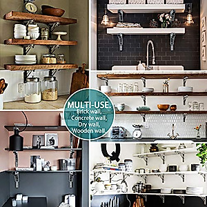 Folding Shelf Brackets,Max Load 440lb Folding Shelf Hinge Wall Mounted, Heavy Duty 304 Stainless Steel Collapsible Shelf Bracket,Space Saving DIY Bracket for Table Work Bench (12 Inch)