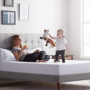 Top Head Flex Split King Mattress Protector Fitted Style 15" Deep Pocket 78" x 80", 32" Split from Top Adjustable Top-Split King Bed (Split Head Flex King Size Waterproof Mattress Protector)