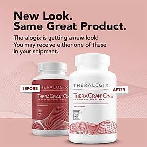 Theralogix TheraCran One Cranberry Capsules - 90-Day Supply - Cranberry Supplement for Men & Women - Cranberry Pills to Support Urinary Tract Health* - 36mg PACs per Capsule - NSF Certified - 90 Caps