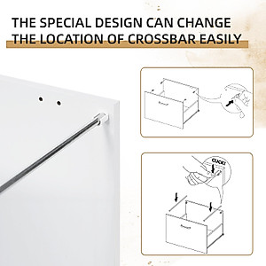 QDSSDECO 3 Drawer Mobile File Cabinet, Rolling Vertical Filing Cabinet fits A4, Legal Paper and Letter Paper for Home Office, White with Lock