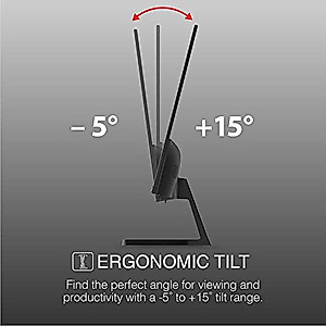 Packard Bell 24 Inch Monitor FHD 1920 x 1080 Computer Monitor, 75 Hz, 5 Milliseconds, Dual Monitor, Ultrawide Monitor, VESA Mount, Tilt, VGA and HDMI Monitor, Basic Monitor and Gaming Monitor – 2 Pack
