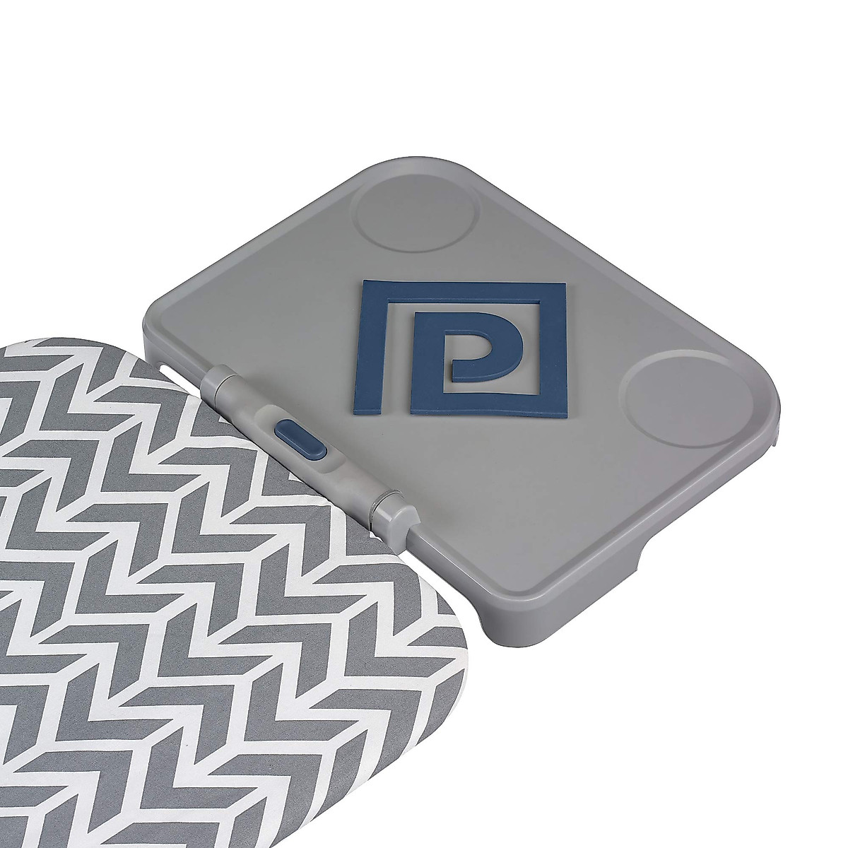 Polder Stowaway Ironing Board with 47 x 16.5-Inch Ironing Surface and Fold-Over Iron Rest with Storage