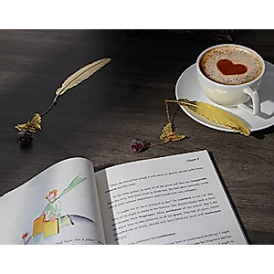 UpUDo Feather Metal Bookmarks Gifts for Birthday Christmas Valentine's Day Writers Teachers Friends Book Lovers Readers Mothers Children