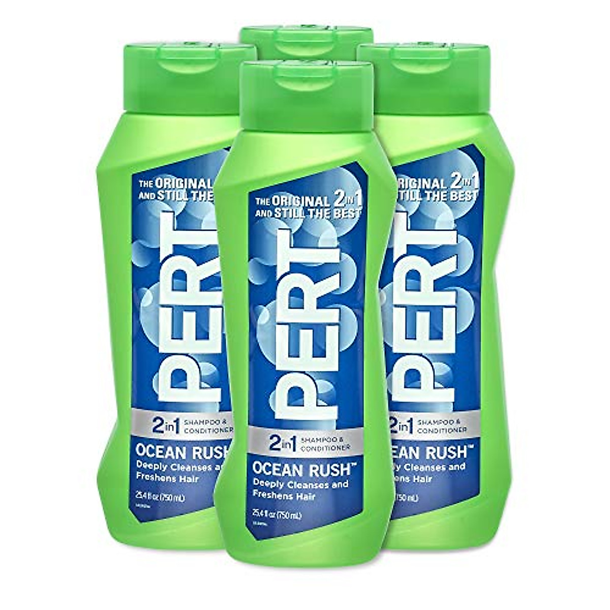 PERT 2-in-1 Ocean Rush Shampoo and Conditioner 25.4oz (4 PACK)