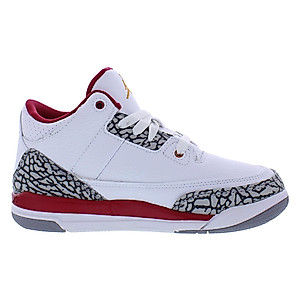 Jordan Preschool Air Jordan 3 PS 429487 126 Cardinal - Size 2.5Y