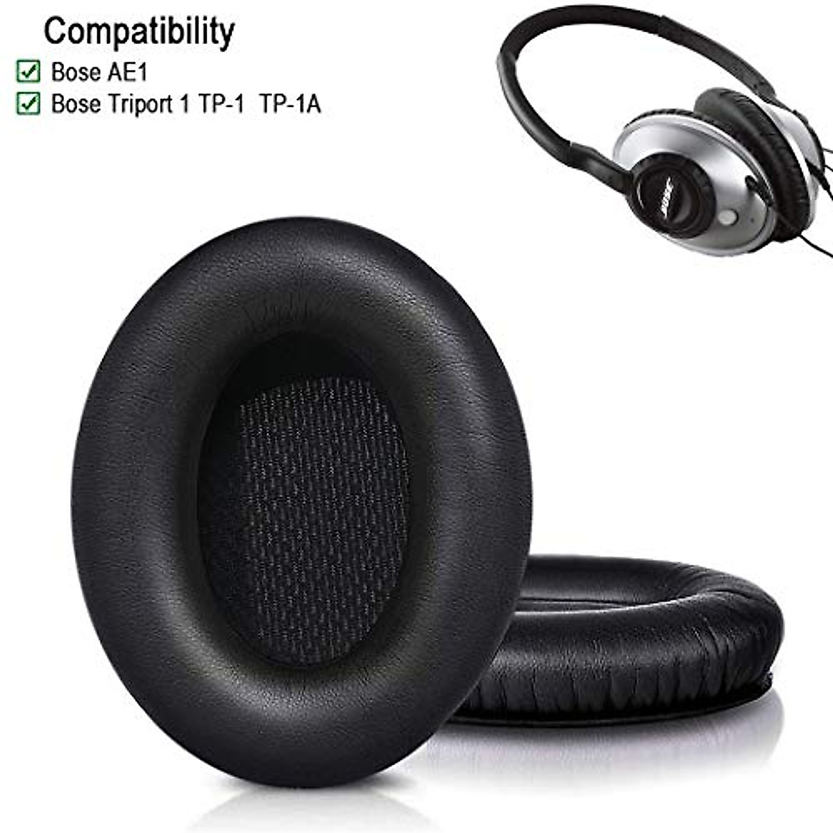 Ear Pads for Bose AE1 Triport 1 TP-1 TP-1A Headphones- Cosyplus Replacement Ear Cushions EarPads for Bose TP1A