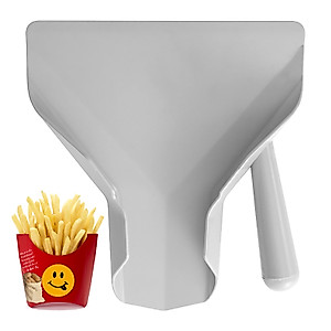 TCPENG® French Fry Scoop, French Fry Bagger Scoop, Popcorn Scoop for Popcorn Machine, Commercial Fry Bagger Scooper, Food French Fries Shovel Fry Scoop