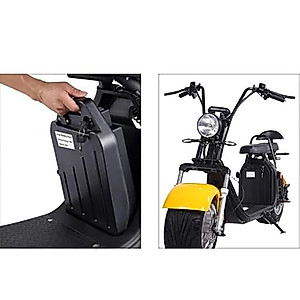 JHKZUDG 60V 12Ah 15Ah 20Ah Lithium Battery,60V Two Wheel Electric Scooter Battery,with BMS & Charger, for 1500W 1200W 1000W 750W 500W 350W Motor,12Ah