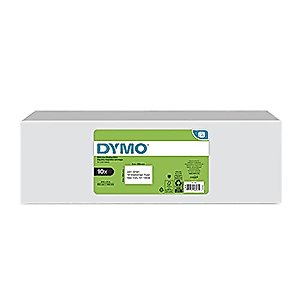 DYMO Authentic LW Extra-Large Shipping Labels for LabelWriter Label Printers, White, 4'' x 6'', 10 Rolls of 220 (2200 Total)
