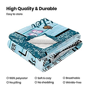 VXDRZGT to My Granddaughter Blanket for Mothers Day - Granddaughter Gifts from Grandma - Birthday Gifts for Granddaughter - Grandaughter Gift Cozy & Soft Flannel Throw Blanket 60 x 50 inch