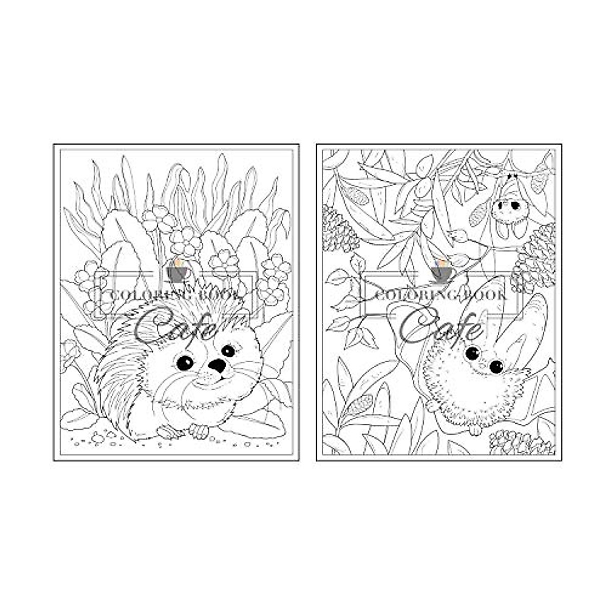 Baby Animals Coloring Book: An Adult Coloring Book Featuring Super Cute and Adorable Baby Woodland Animals for Stress Relief and Relaxation Vol. I
