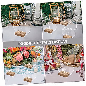 FUNOMOCYA 10 Sets Butterfly seat card DIY arch acrylic sign acrylic place cards holder wedding desk sign acrylic table numbers Clear Butterfly Acrylic sign digital sign Clip banquet blank