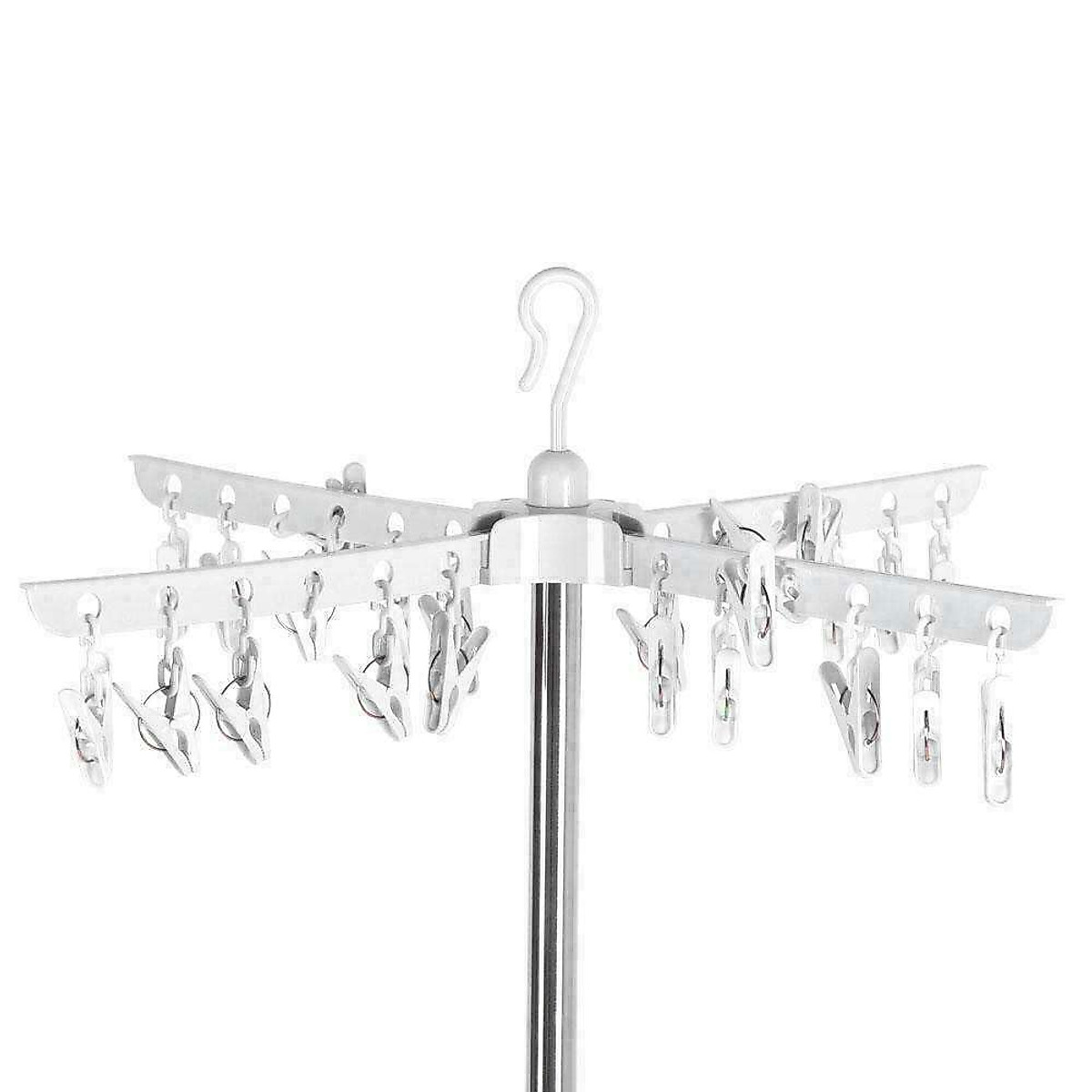 UYSB 3-Tier Clothes Drying Rack Line Laundry Dryer Indoor Retractable Folding Stand Drying Rack Drying Rack Clothing Laundry Drying Rack Laundry Rack Clothes Dryer Laundry Racks for Drying Cloth