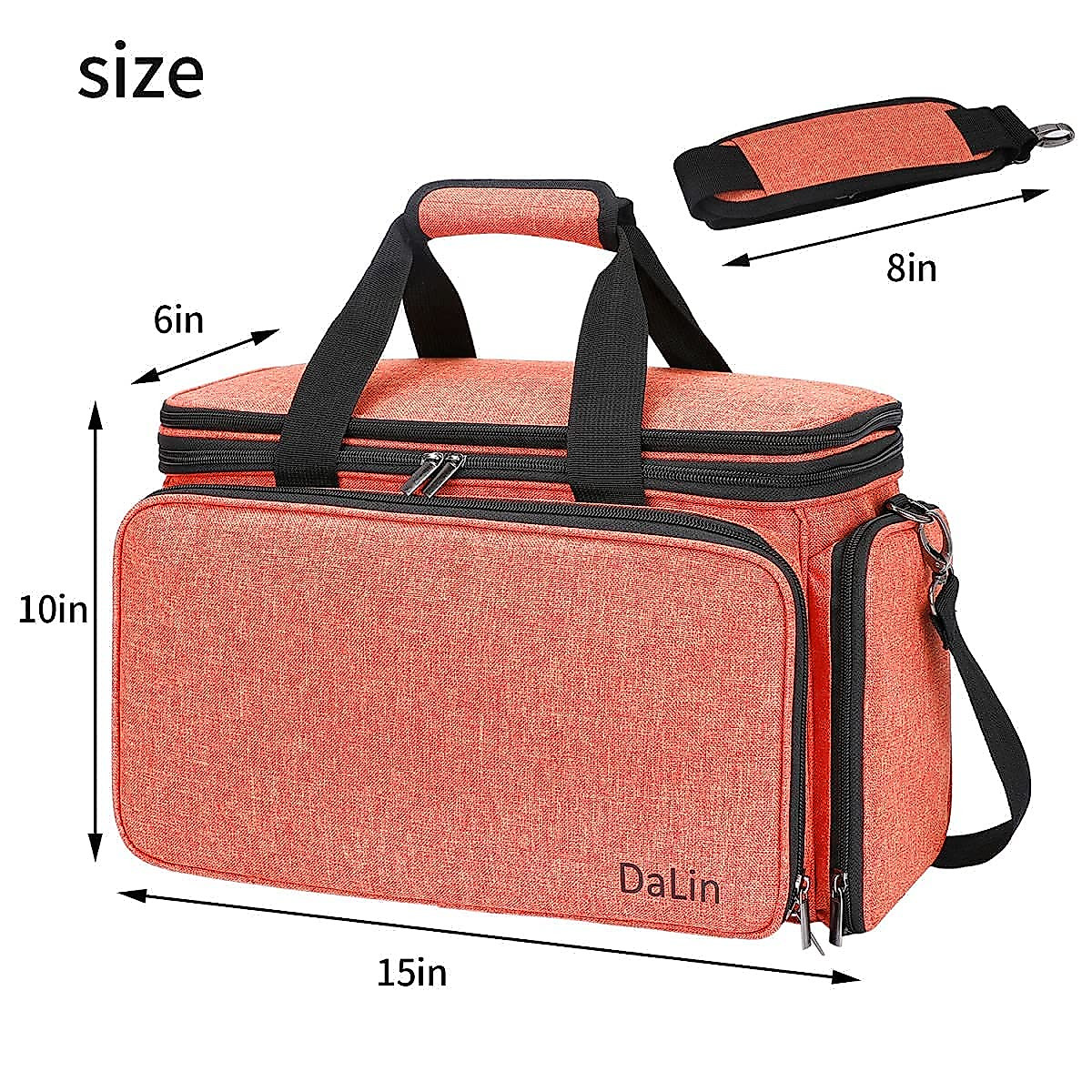 Crochet Bag Organizer, Travel Yarn Storage Bag, Crochet Tote Bag, Knitting Bag and Tote Organizer, Lightweight Portable On-The-Go Knitting Bag Ideal for Small to Medium Projects