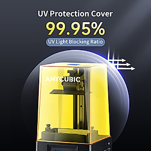 ANYCUBIC Photon Mono 4 K, Resin 3D Printer with 6.23'' Monochrome Screen, Upgraded UV LCD Resin Printer, Fast and Precise Printing, 5.19''x3.14''x6.49'' Printing Size