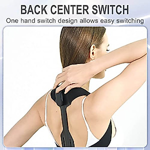 Bzdzmqm Intelligent Posture Corrector - Posture Trainer for Kids Men Women, with Chip Smart Sensor Vibration Reminder, Back Support Back Straightener Shoulder Strap Posture Trainer Gifts