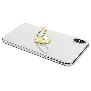 lenoup Glitter Bling Bling Phone Ring Holder,Sparkle Phone Ring Kickstand, Cell Phone Finger Ring Grip for Almost All Phones/Pad(Gold)