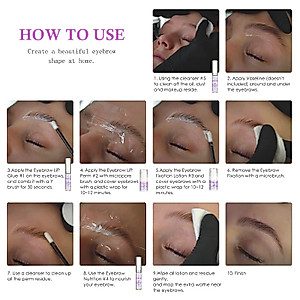 Eyebrow Lamination Kit - Instant Brow Lamination Kit DIY at Home, Professional Eyebrow Lamination,Eyebrow Perm Kit & Eyebrow Lift Kit Easy to Use,Fuller Thicker & Fluffy Brows Lasts Up to 6 weeks