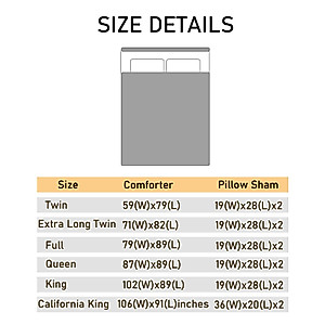 Bedding Sets Twin Size Military American Marine Duvet Cover Sets Soft Comforter Cover with 1 Duvet Cover and 2 Pillow Shams, Gifts for Girls Boys Teen (without Comforter)