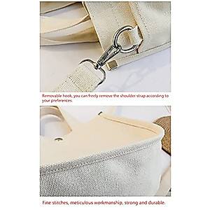 Small Canvas Crossbody Bag Cell Phone Pouch Coin Purse Top Handle Tote Bag Cute Shoulder Bag for Women Teen Girls (Blue)