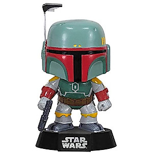Funko Pop! Star Wars: Boba Fett #08 Vinyl Bobble-Head Figure (Bundled with Pop Box Protector Case)