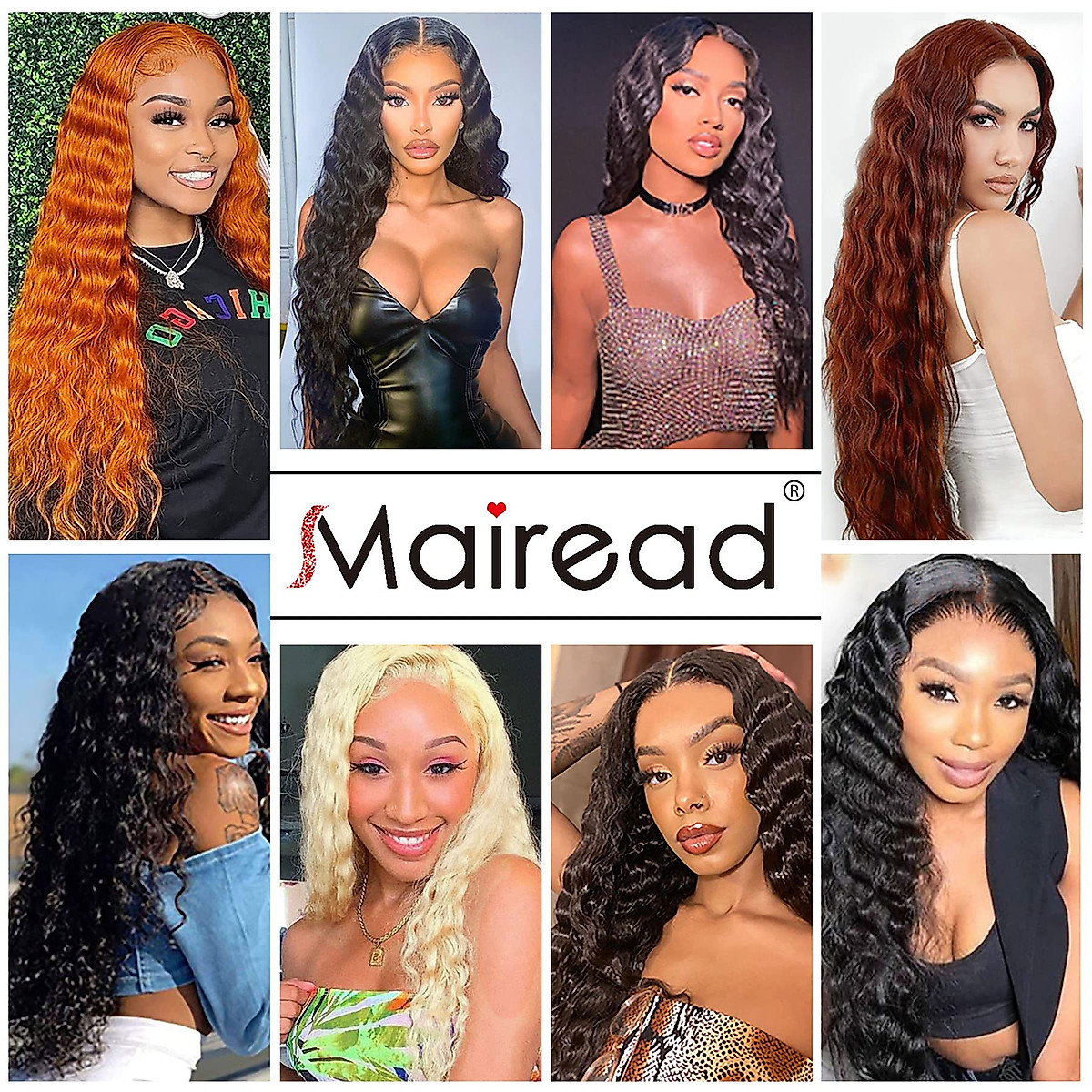 Mairead 28 Inch Long Curly Synthetic Wigs for Black Women Skunk Stripe Wig Side Part Loose Deep Wave Wig Small Lace Front Wigs Natural Looking Crimps Curls Wig