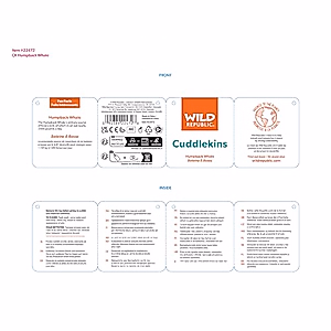 Wild Republic Humpback Whale Plush, Stuffed Animal, Plush Toy, Gifts for Kids, Cuddlekins 20 Inches