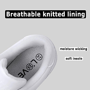 Meidiastra Cheerleading Shoes for Women Girls White School Cheer Shoes Gymnastics Tumbling Shoes Cheerleading Dance Shoes Training Sneakers White 40