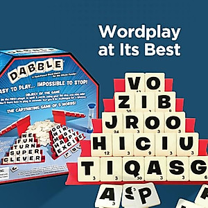 Dabble Word Game - Enhances Memory, Spelling, and Vocabulary for All Ages - Award-Winning, Engaging, Educational Entertainment for Kids, Families, and Seniors, 2-4 Players, Ages 8+