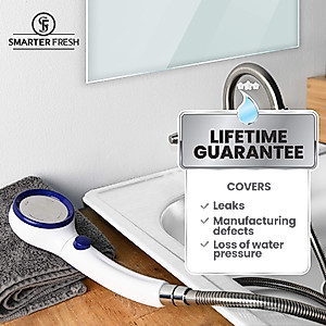 Sink Hose Sprayer Attachment - Faucet Extender - Hair Washing Hose and Sprayer - Extension for Utility Sink, Bathroom, Kitchen, or Laundry Tub (Quick Connection)