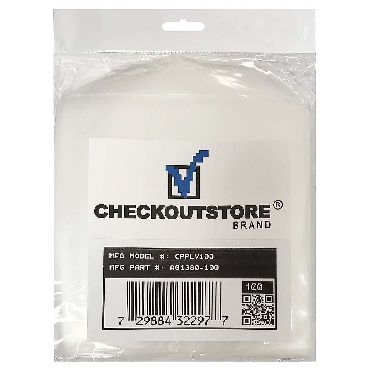 200 CheckOutStore Stamp & Die Clear Storage Pockets (5 x 5 1/8)