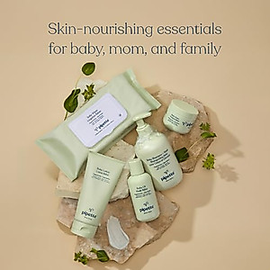 Pipette Baby Lotion - New & Improved Formula, Hydration & Natural Moisture of Baby's Delicate Skin, Renewable Plant-Derived Squalane, Rose + Geranium Aroma, 5.7 fl oz