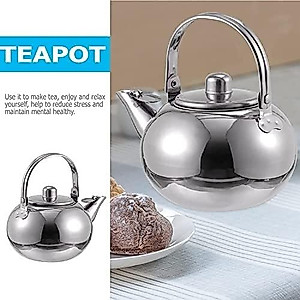 Kettle Stovetop Whistling Tea Kettle Thicken Stainless Steel Tea Kettle Teakettle Portable Teapot with Filter Screen for Kitchen Tea Kettle Stovetop Teapot